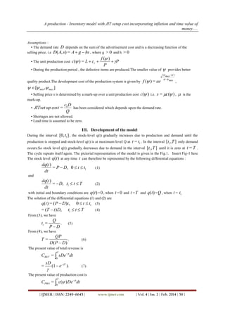 A production - Inventory model with JIT setup cost incorporating ...