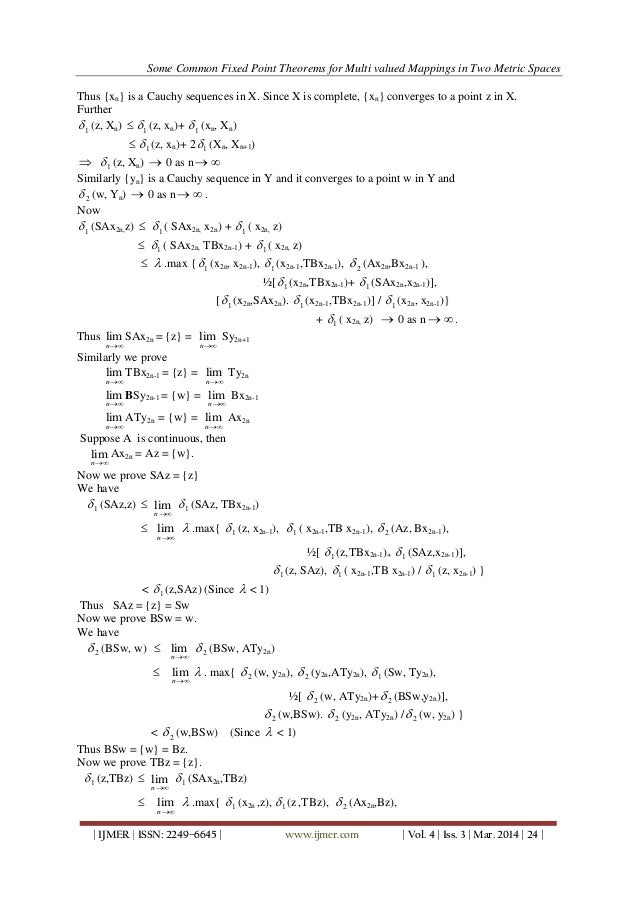 Some Common Fixed Point Theorems For Multivalued Mappings In Two Metr
