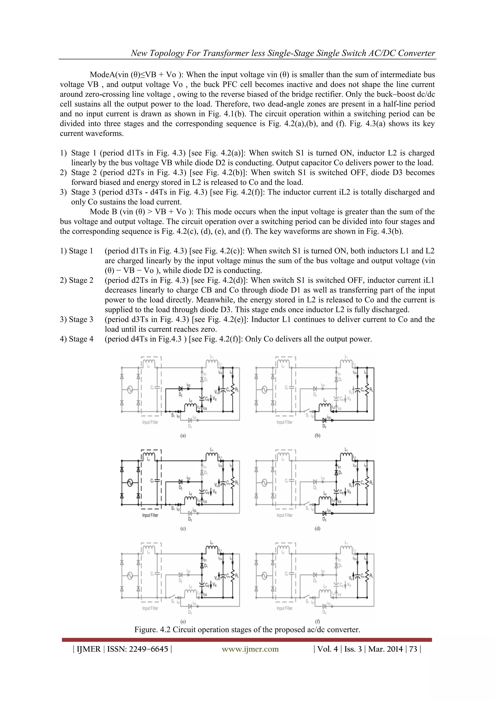 New Topology for Transformer less Single Stage -Single Switch AC/DC Converter | PDF