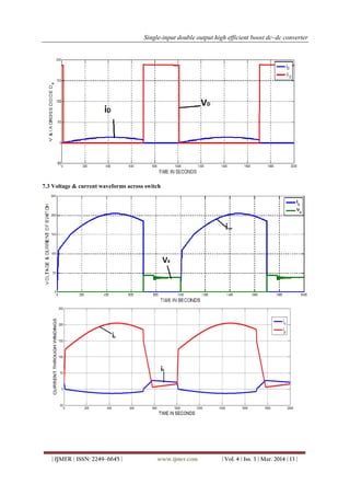 Single-Input Double Output High Efficient Boost Dc–Dc Converter | PDF