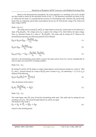 Simulation of Bridgeless SEPIC Converter with Modified Switching Pulse | PDF