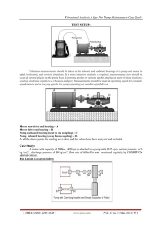 Vibrational Analysis a Key for Pump Maintenance-Case Study | PDF