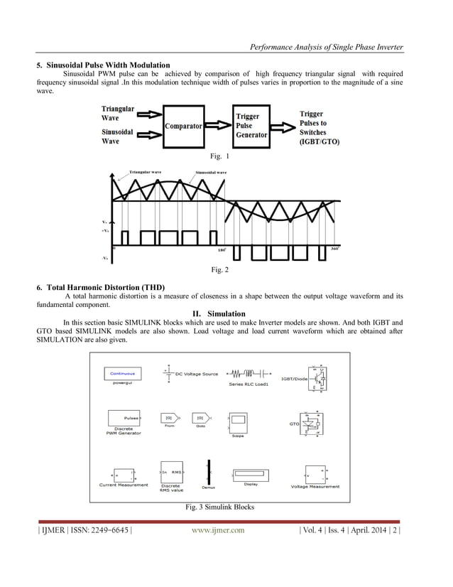 Performance Analysis of Single Phase Inverter | PDF | Computer Software and Applications | Computing