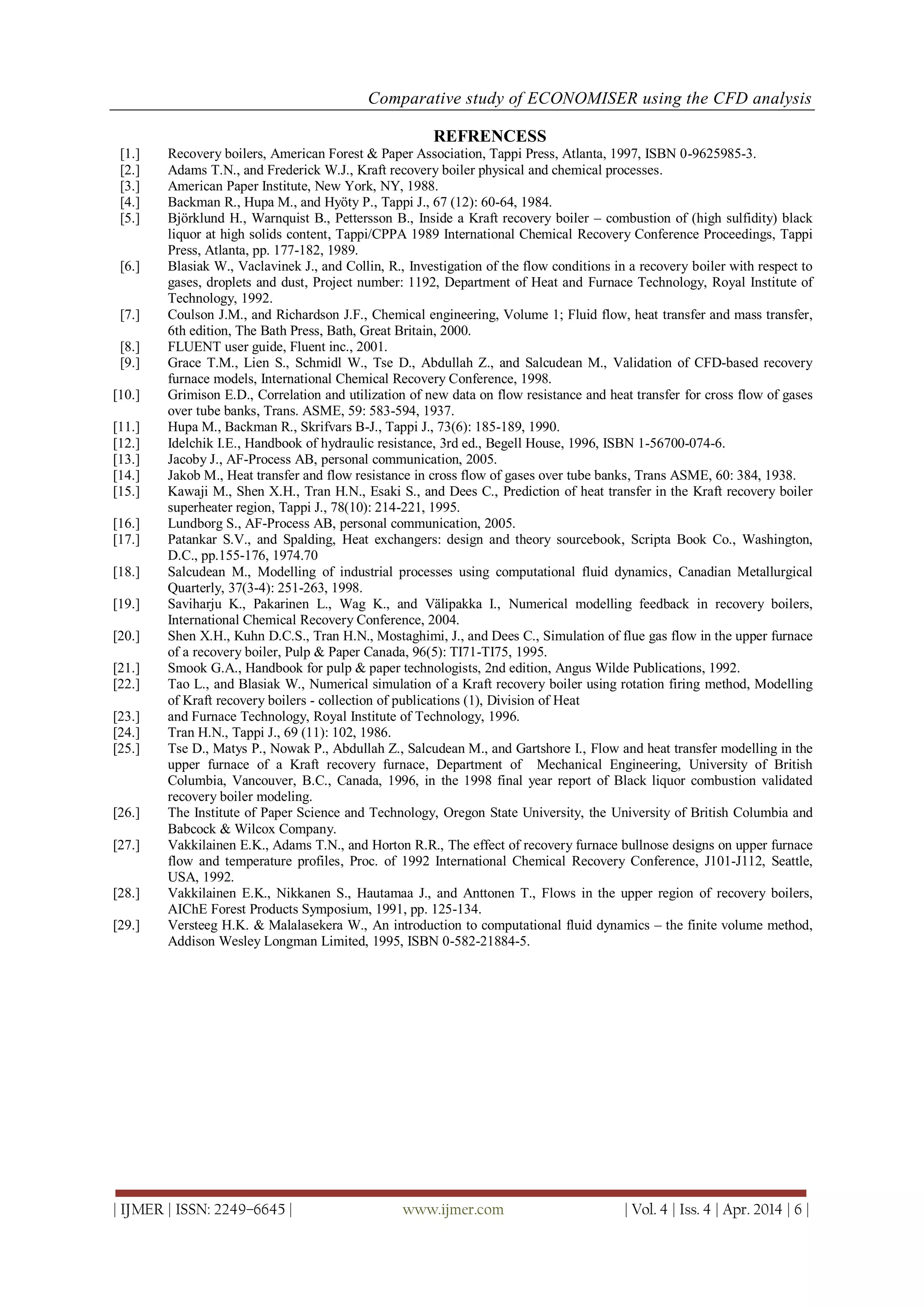 Comparative Study of ECONOMISER Using the CFD Analysis | PDF