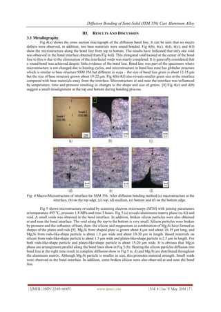 Diffusion Bonding of Semi-Solid (SSM 356) Cast Aluminum Alloy | PDF | Physics | Science