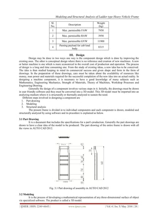 Modeling and Structural Analysis of Ladder Type Heavy Vehicle Frame | PDF