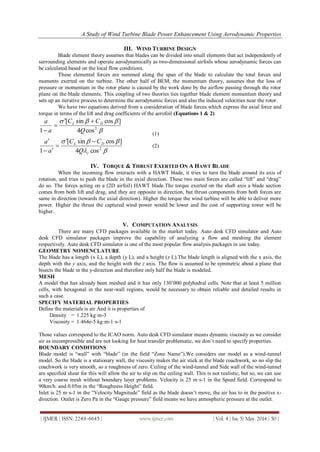A Study of Wind Turbine Blade Power Enhancement Using Aerodynamic Properties | PDF