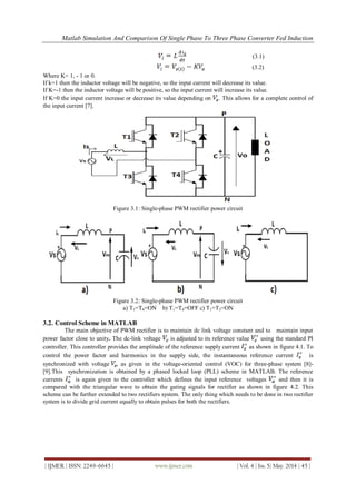 Matlab Simulation And Comparison Of Single Phase To Three Phase Converter Fed Induction Motor ...