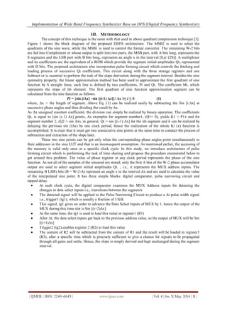 Implementation of Wide Band Frequency Synthesizer Base on DFS (Digital Frequency Synthesizer ...