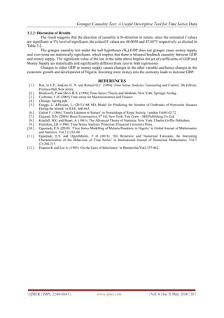 Granger Causality Test: A Useful Descriptive Tool for Time Series Data ...