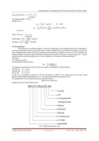 Development of a Integrated Air Cushioned Vehicle (Hovercraft) | PDF