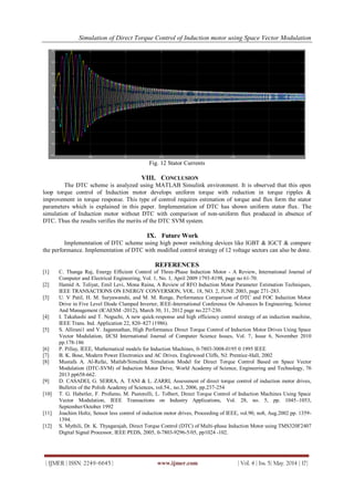 Simulation of Direct Torque Control of Induction motor using Space ...