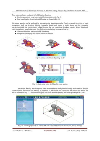 Minimization of Shrinkage Porosity in A Sand Casting Process By ...