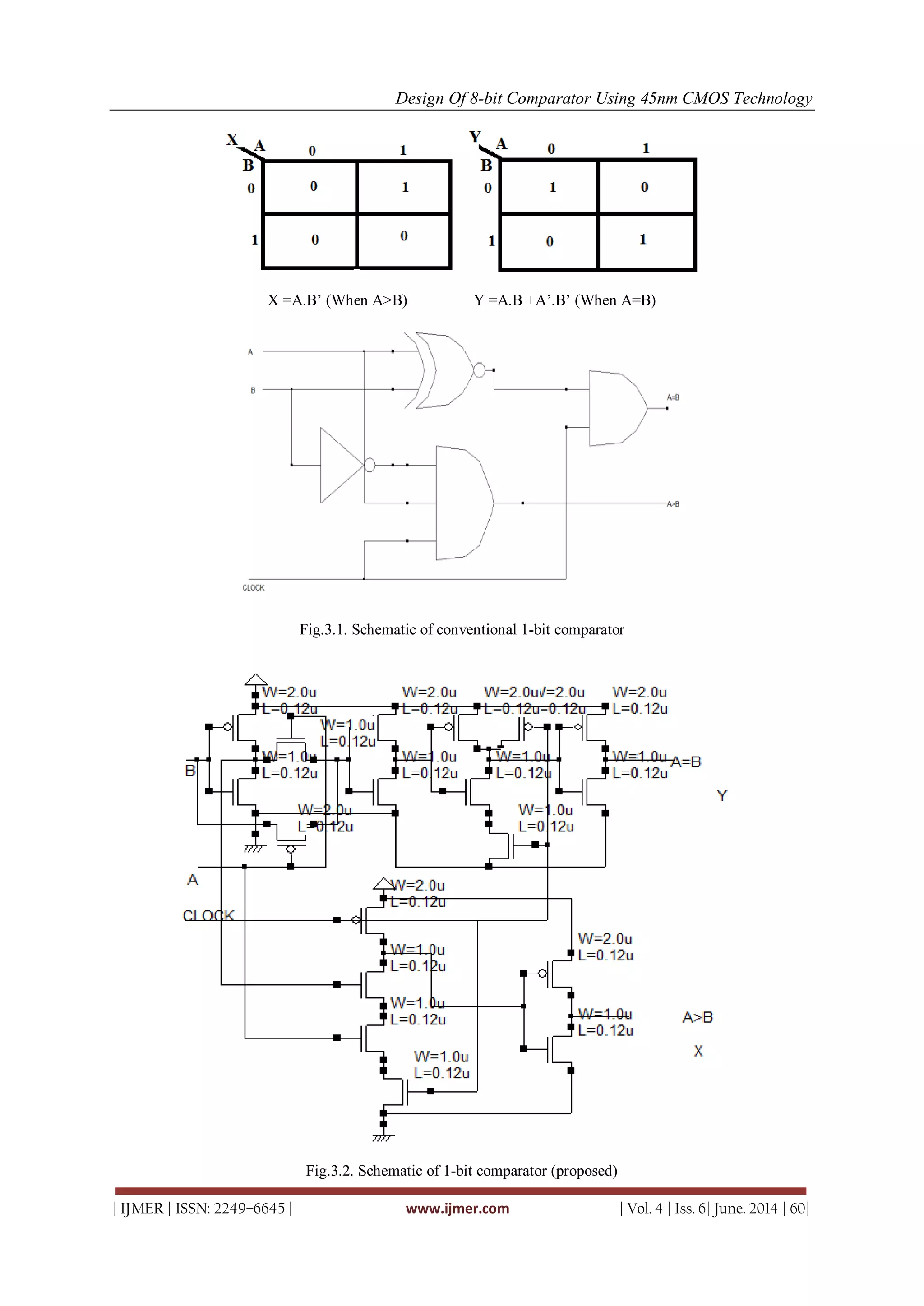 Design of 8-Bit Comparator Using 45nm CMOS Technology | PDF