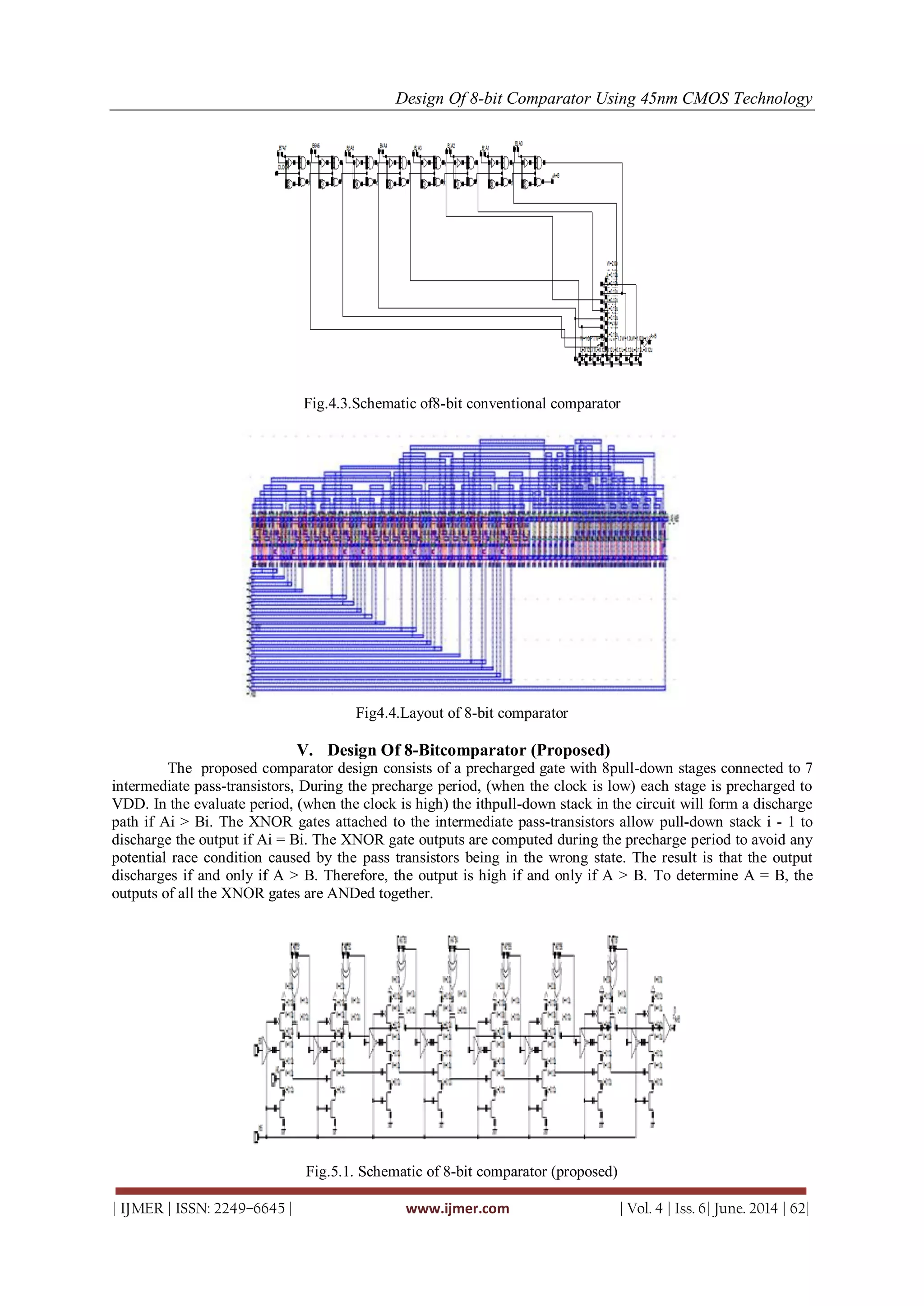 Design of 8-Bit Comparator Using 45nm CMOS Technology | PDF