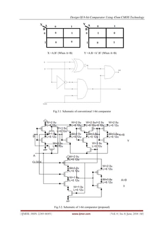 Design of 8-Bit Comparator Using 45nm CMOS Technology | PDF
