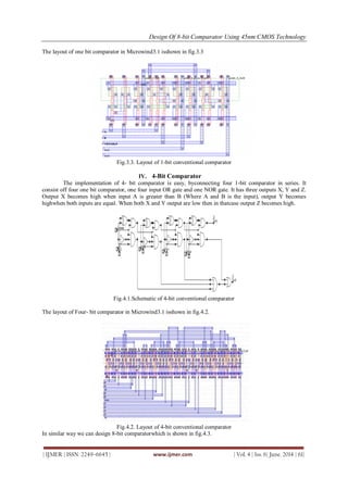 Design of 8-Bit Comparator Using 45nm CMOS Technology | PDF