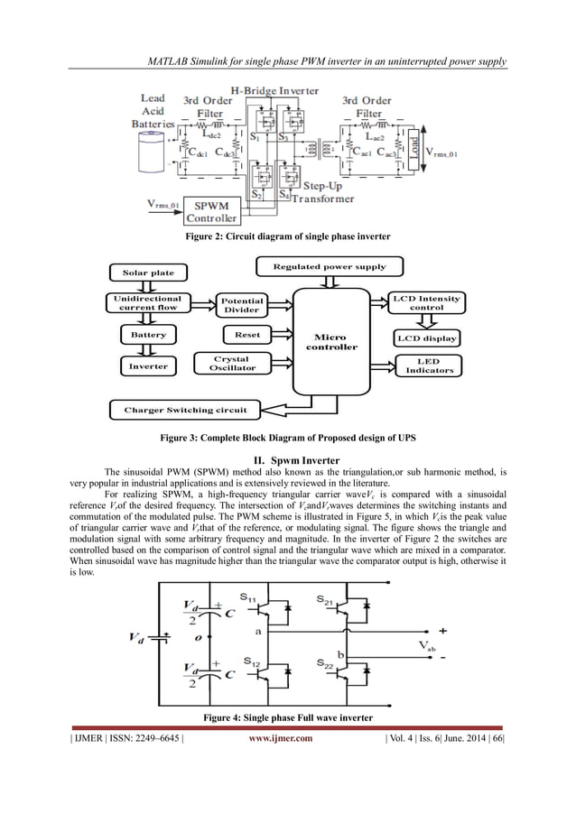 MATLAB Simulink for single phase PWM inverter in an uninterrupted power supply | PDF | Gas and ...
