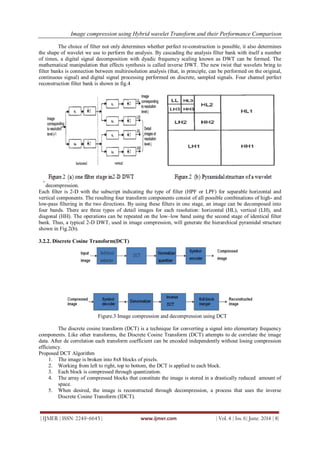 Image compression using Hybrid wavelet Transform and their Performance Comparison | PDF ...