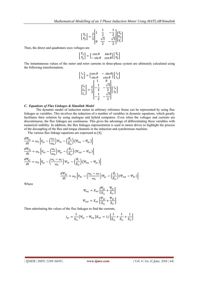 Mathematical Modelling of an 3 Phase Induction Motor Using MATLAB/Simulink | PDF | Radio Control ...