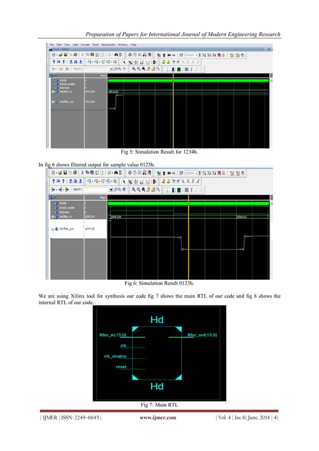 Design of Multiplier Less 32 Tap FIR Filter using VHDL | PDF