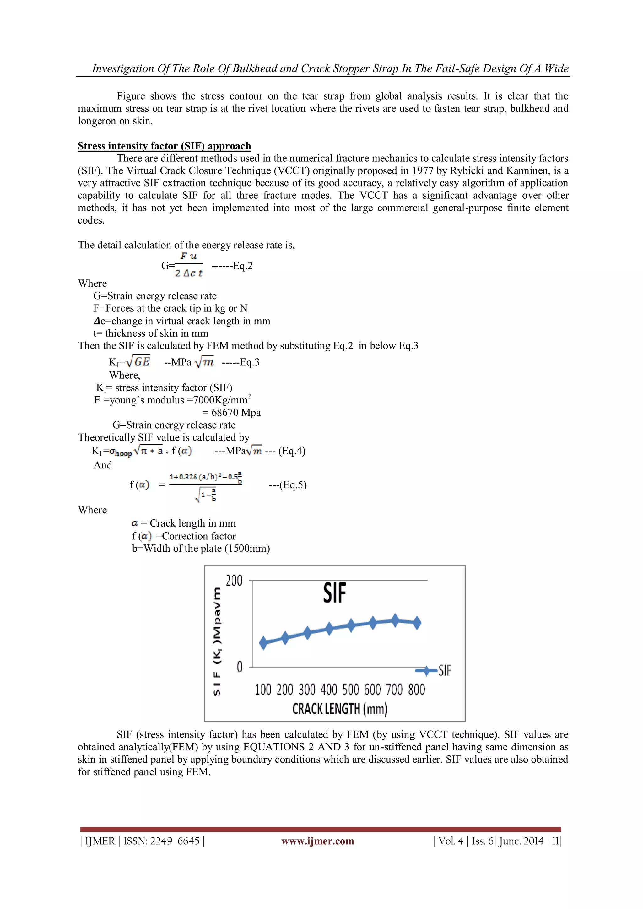 Investigation of the Role of Bulkhead and Crack Stopper Strap in the ...