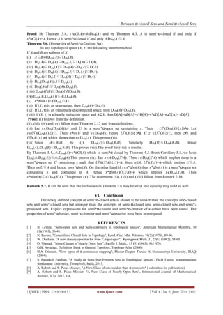 Between α-closed Sets and Semi α-closed Sets | PDF