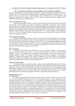 Pulsation and Vibration Study Of Reciprocating Compressor According To ...