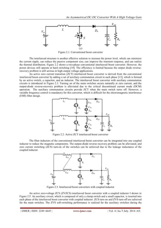An Asymmetrical Dc-Dc Converter with a High Voltage Gain | PDF | Consumer Electronics ...