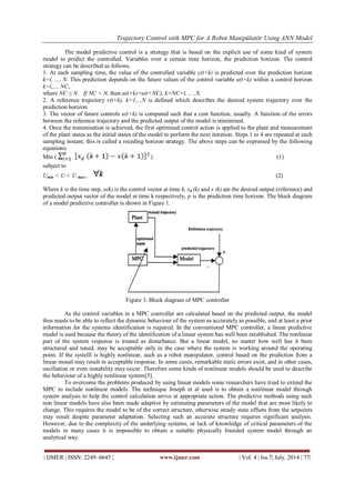 Trajectory Control With MPC For A Robot Manipülatör Using ANN Model | PDF