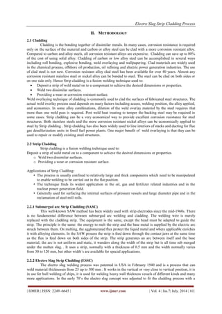 Electro Slag Strip Cladding Process | PDF