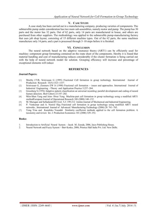 Application of Neural Network for Cell Formation in Group Technology | PDF