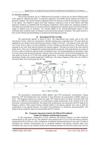 Applications of Artificial Neural Network and Wavelet Transform For Condition Monitoring of the ...