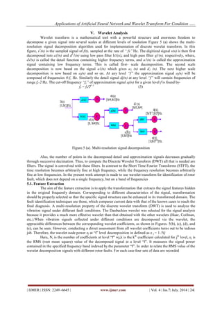 Applications of Artificial Neural Network and Wavelet Transform For Condition Monitoring of the ...