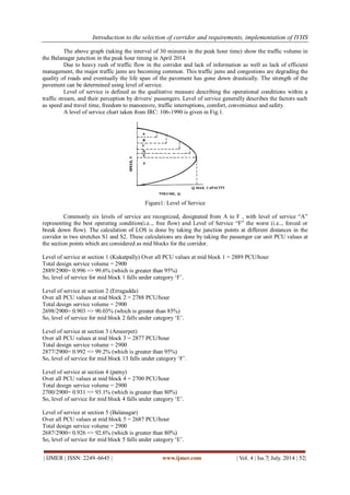 Introduction to the selection of corridor and requirements ...