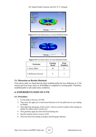 DESIGN AND OPTIMIZATION OF CRITICAL PART OF A ROTARY TABLE USED IN ...