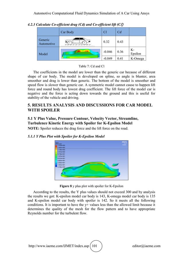 AUTOMOTIVE COMPUTATIONAL FLUID DYNAMICS SIMULATION OF A CAR USING ANSYS | PDF | Physics | Science