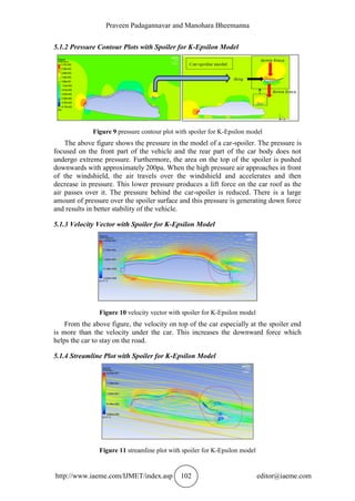 AUTOMOTIVE COMPUTATIONAL FLUID DYNAMICS SIMULATION OF A CAR USING ANSYS | PDF