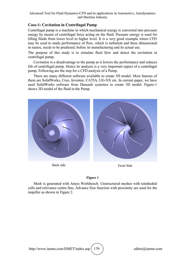 ADVANCED TOOL FOR FLUID DYNAMICS-CFD AND ITS APPLICATIONS IN AUTOMOTIVE ...