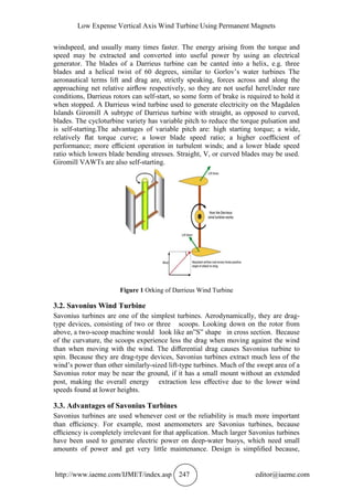 LOW EXPENSE VERTICAL AXIS WIND TURBINE USING PERMANENT MAGNETS | PDF ...