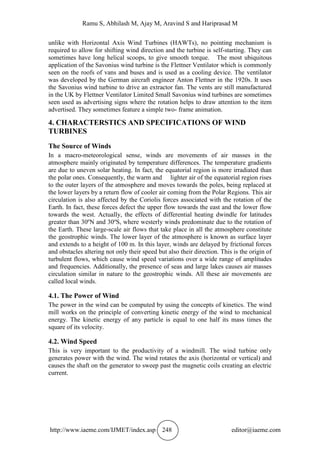 LOW EXPENSE VERTICAL AXIS WIND TURBINE USING PERMANENT MAGNETS | PDF ...