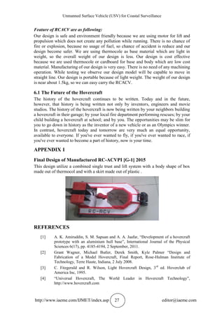 UNMANNED SURFACE VEHICLE (USV) FOR COASTAL SURVEILLANCE | PDF