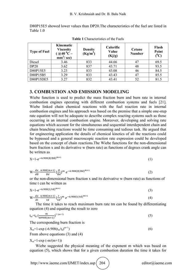 PERFORMANCE AND EMISSION ANALYSIS OF POROUS MEDIA COMBUSTION CHAMBER IN ...