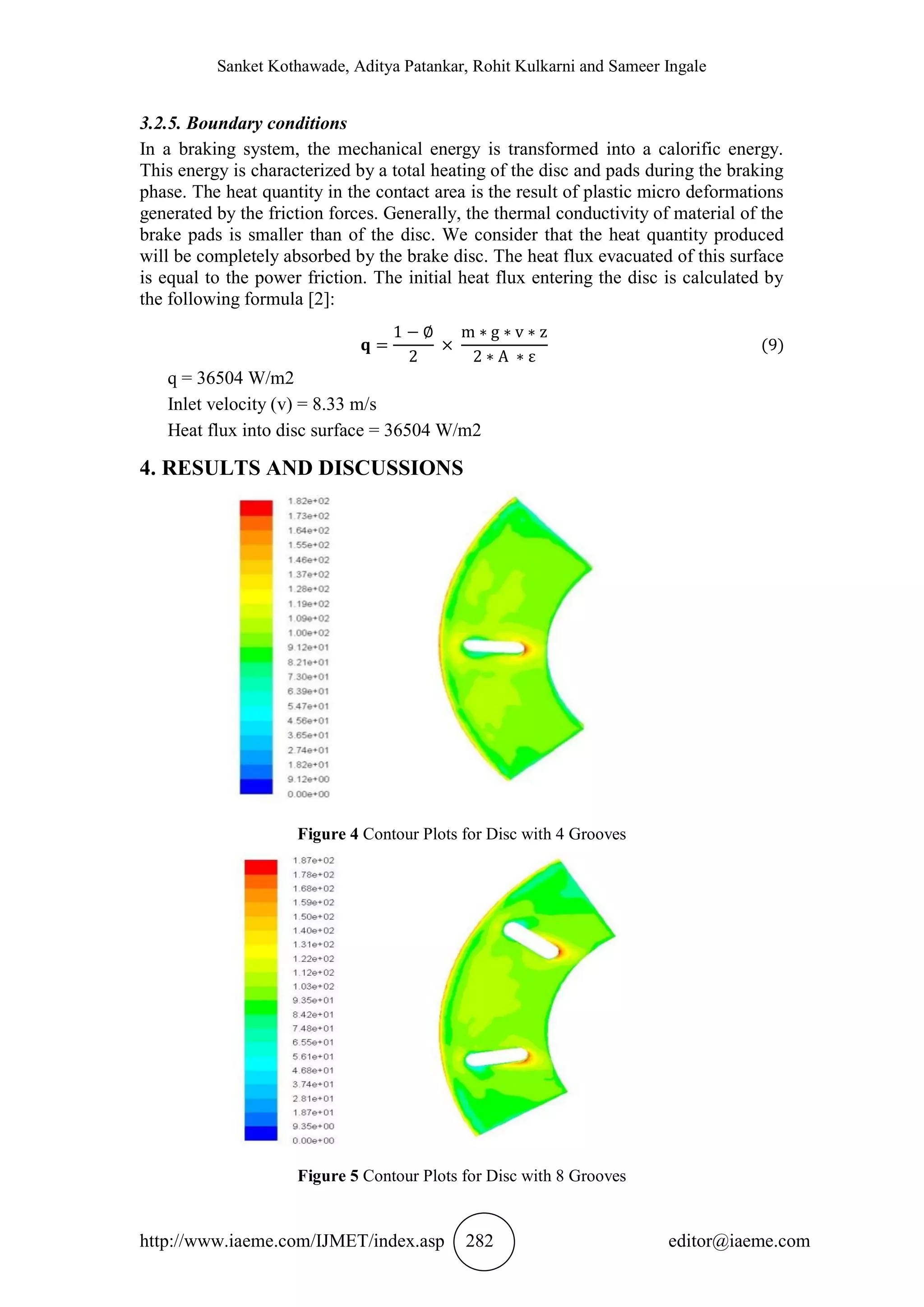 DETERMINATION OF HEAT TRANSFER COEFFICIENT OF BRAKE ROTOR DISC USING ...