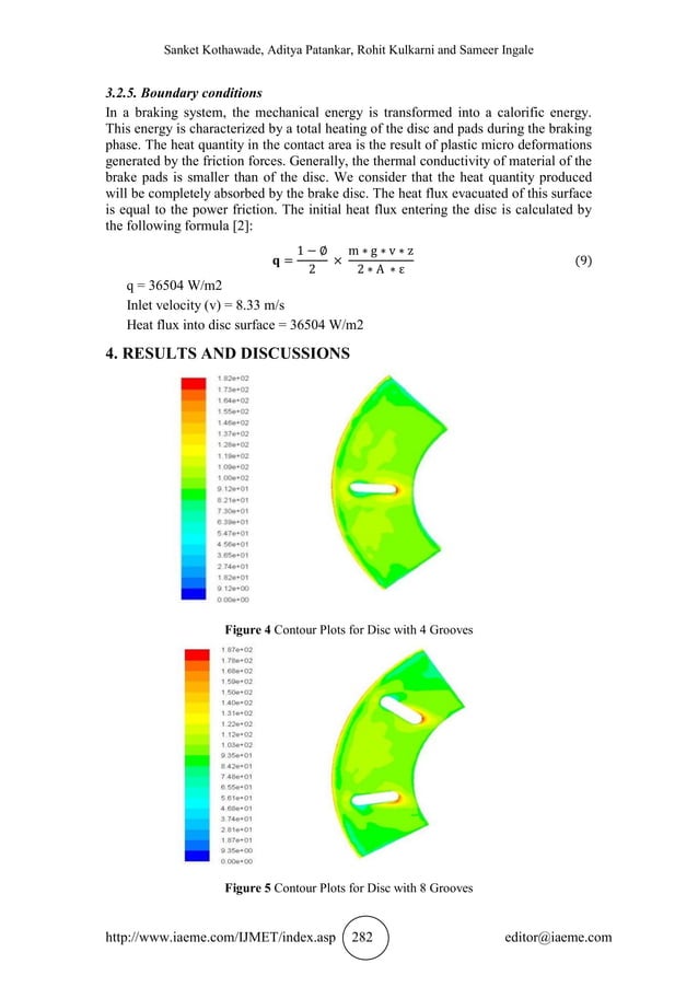 DETERMINATION OF HEAT TRANSFER COEFFICIENT OF BRAKE ROTOR DISC USING ...