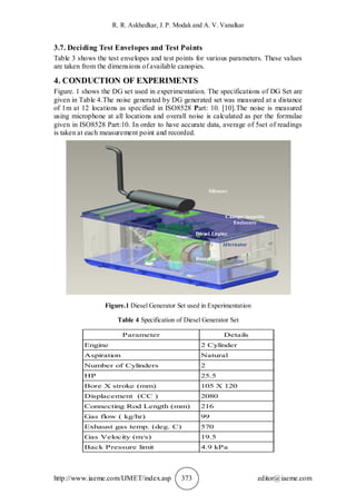 FORMULATION OF A FIELD DATA BASED MODEL TO ESTIMATE THE NOISE LEVEL IN ...
