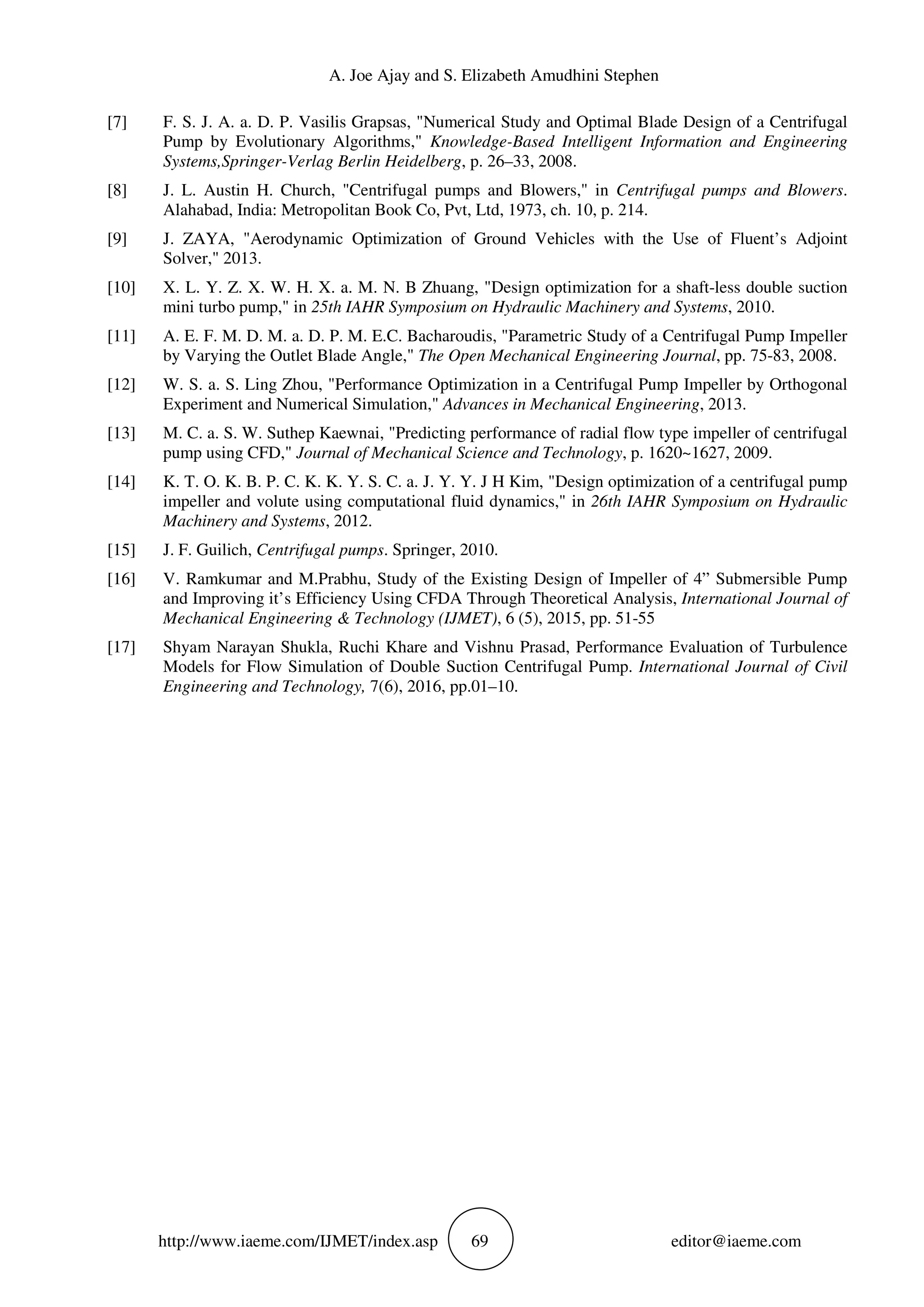 DESIGN AND OPTIMIZATION OF SUBMERSIBLE PUMP IMPELLER | PDF