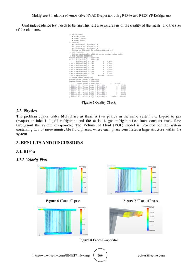 MULTIPHASE SIMULATION OF AUTOMOTIVE HVAC EVAPORATOR USING R134A AND ...