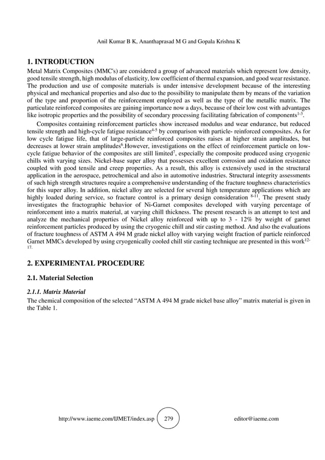 FRACTOGRAPHY OF CRYOGENIC CHILL CASTED ASTM A 494 M GRADE NICKEL ALLOY ...