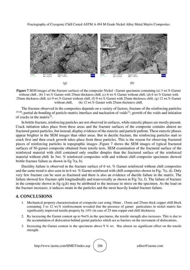 FRACTOGRAPHY OF CRYOGENIC CHILL CASTED ASTM A 494 M GRADE NICKEL ALLOY ...